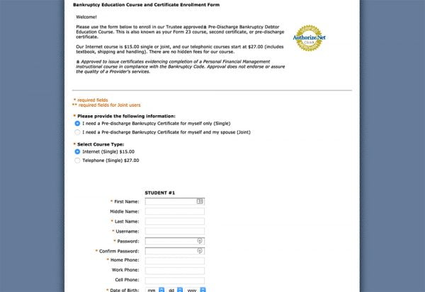 How Debtor Education Works (Online Course) - Stand Sure Counseling Services